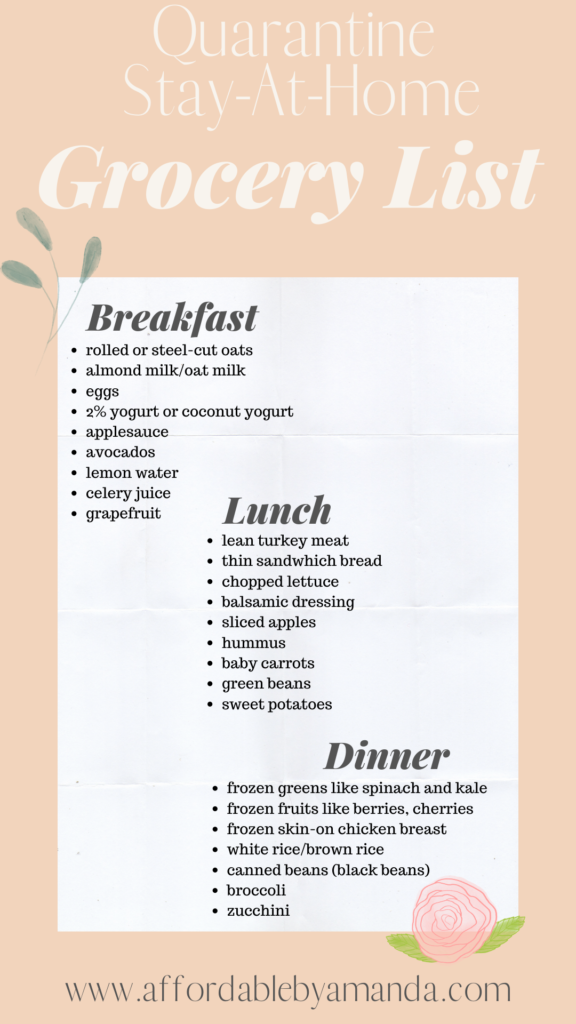 My Quarantine Stay-At-Home Routine: Healthy Eating and Working Out