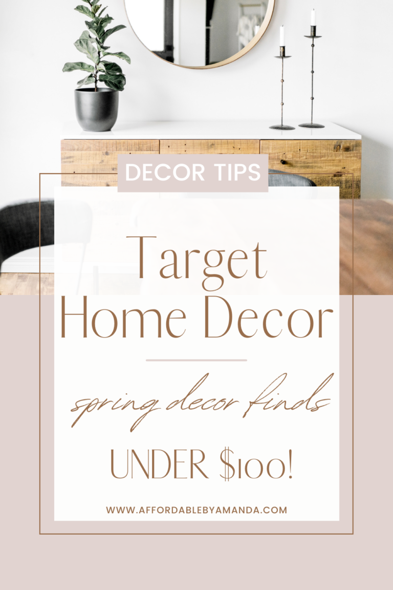 Target Home Decor Ideas: Spring 2021 - Affordable by Amanda