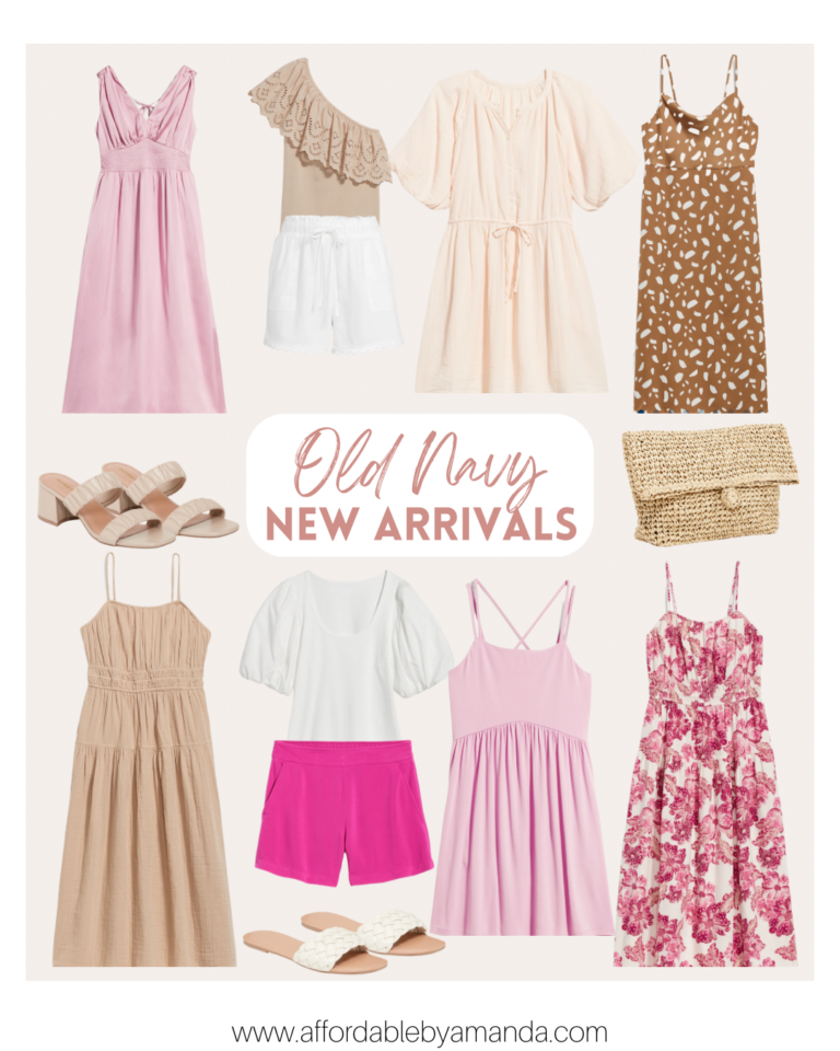 Best New Arrivals at Old Navy for Spring - Affordable by Amanda