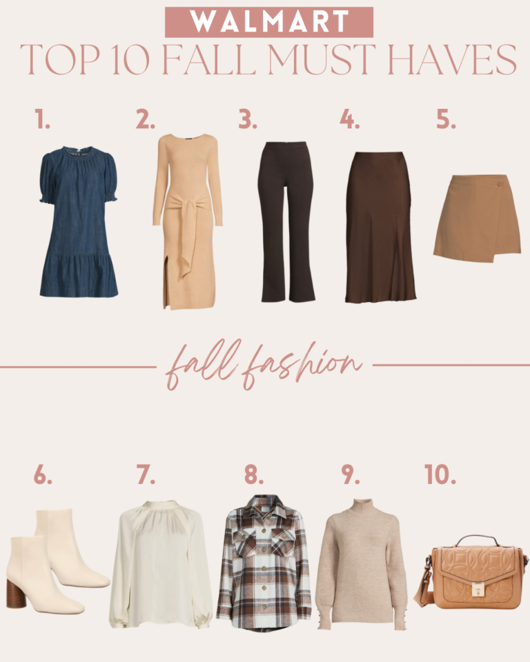 10 Fall Outfits with New Arrivals on Walmart - Affordable by Amanda