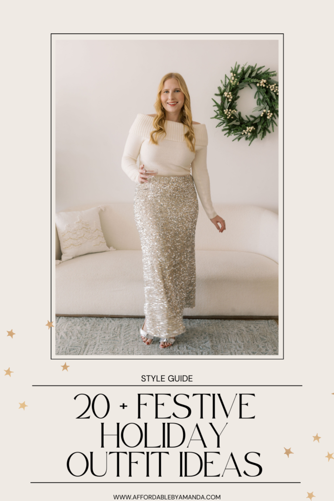 20 Festive Holiday Outfit Ideas - Affordable by Amanda