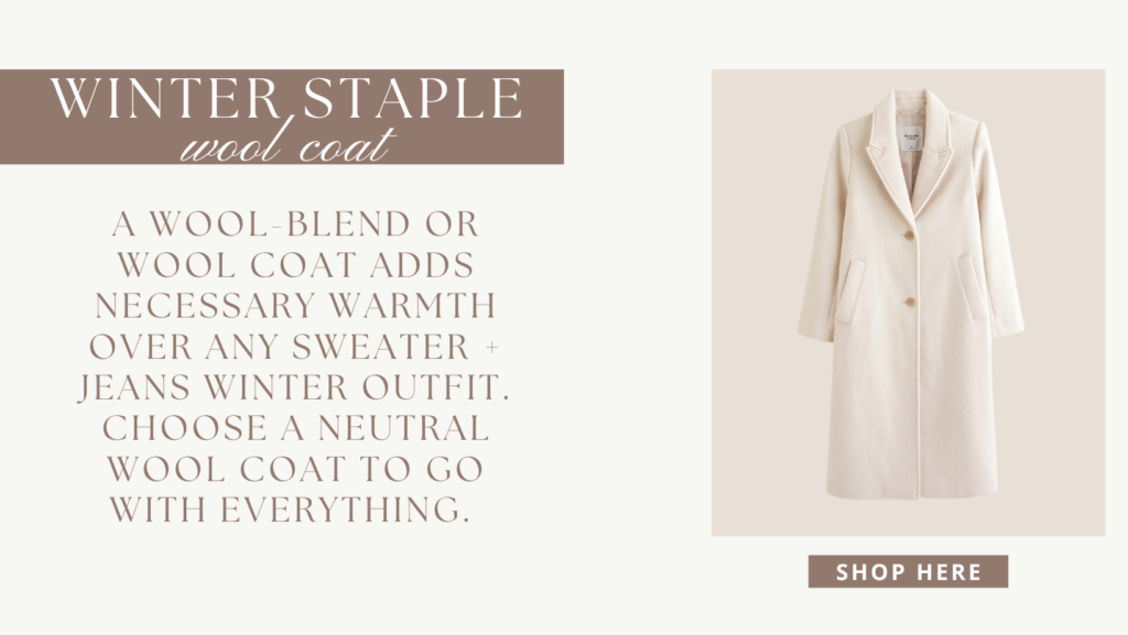 Winter Staples for a Winter Capsule Wardrobe 2024 - Affordable by Amanda