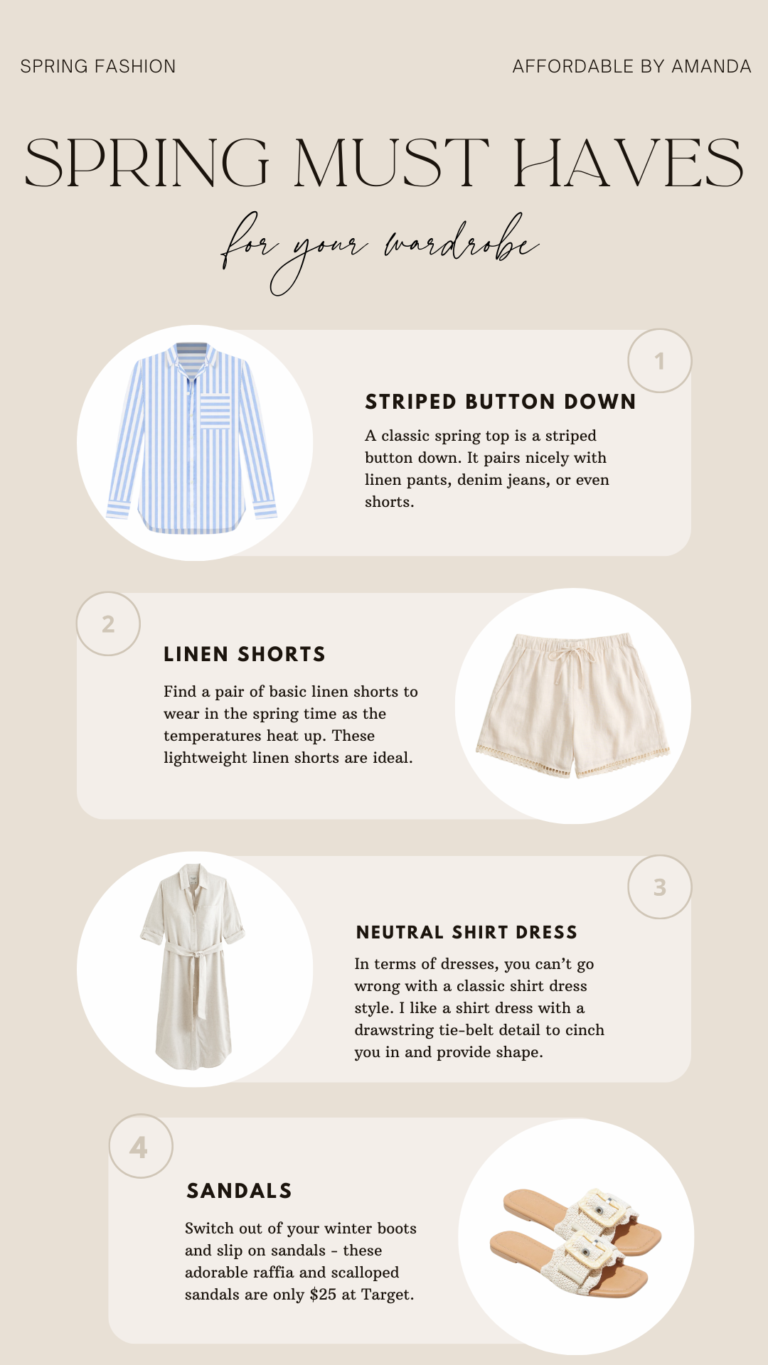 8 Spring Must Haves for 2024 - Affordable by Amanda