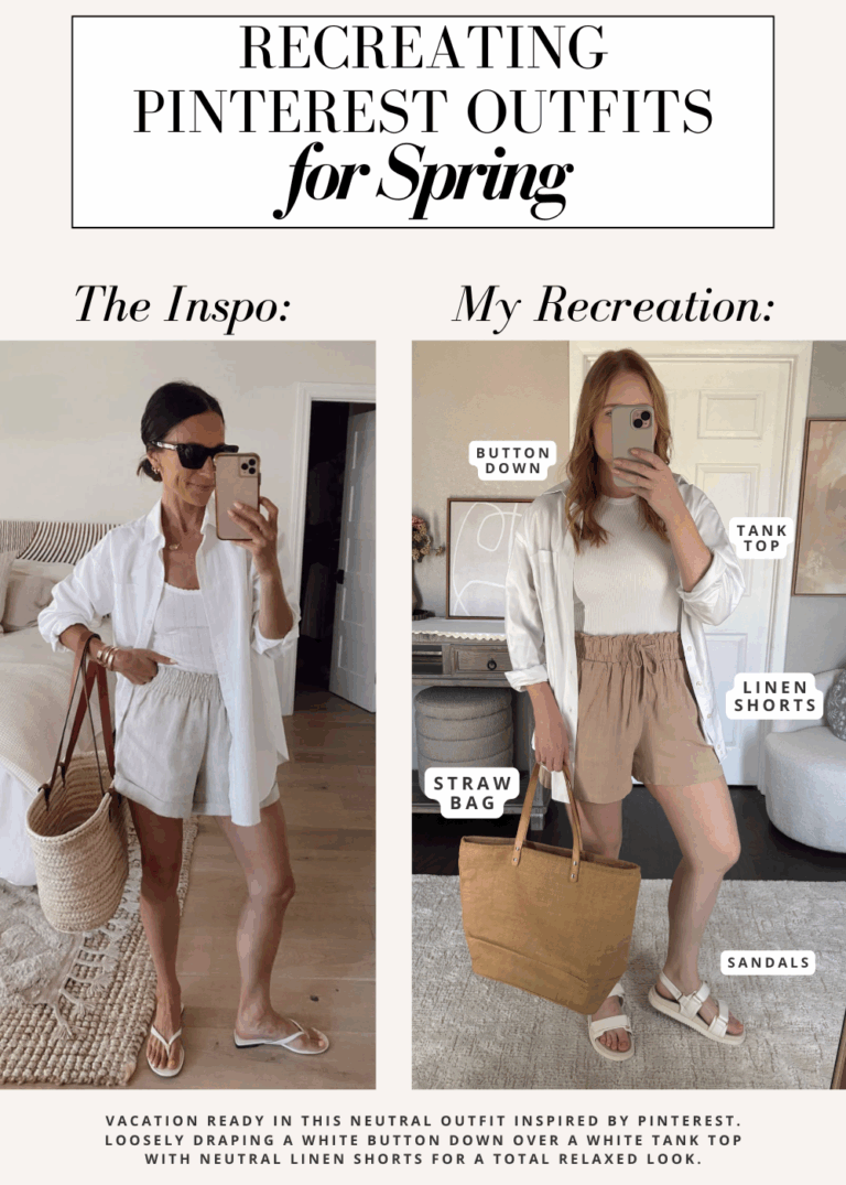 Recreating Pinterest Outfits for Spring - Affordable by Amanda