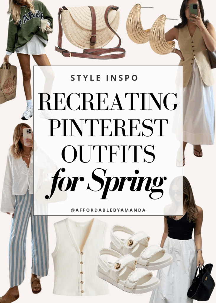 Recreating Pinterest Outfits for Spring - Affordable by Amanda